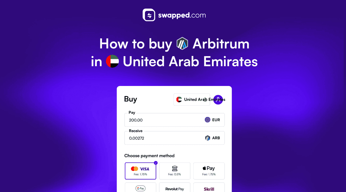 How to buy Arbitrum (ARB) in United Arab Emirates with EUR