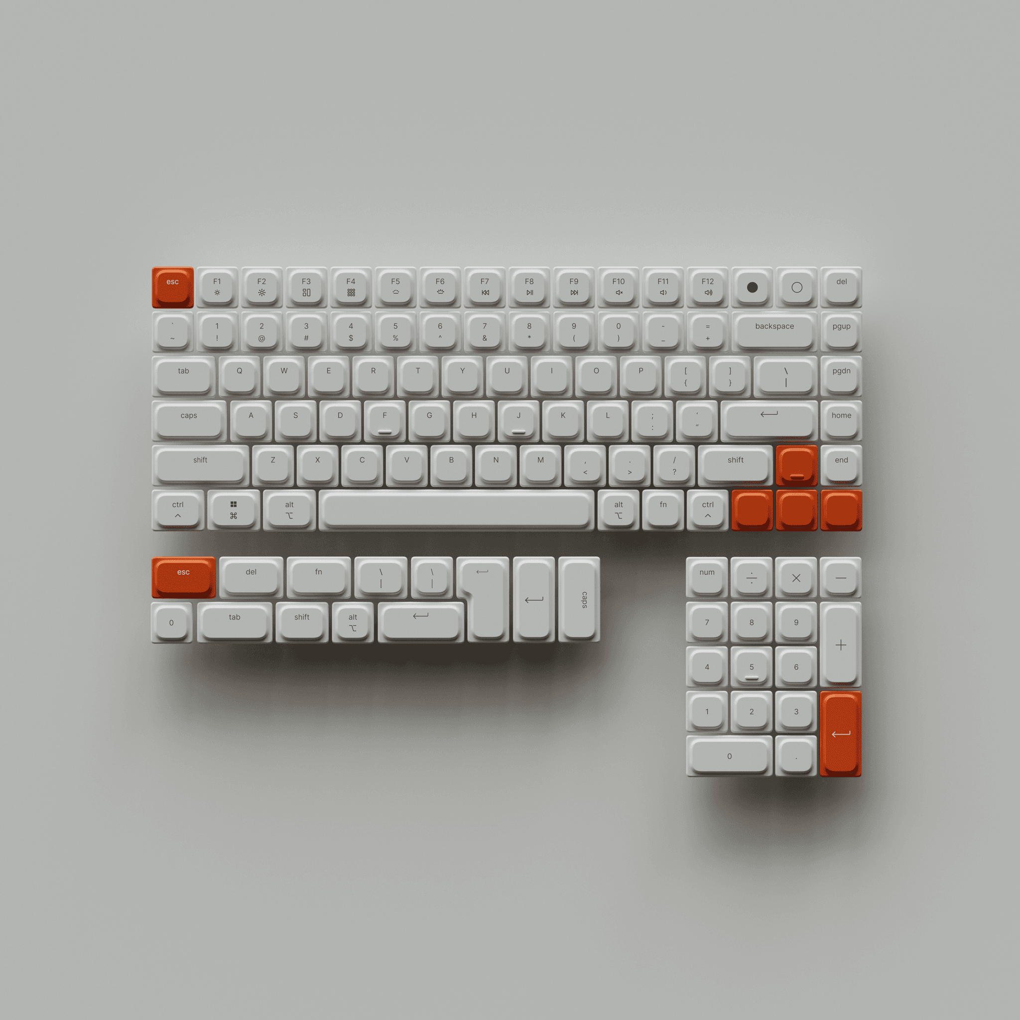 KNOB / k•no•b•sans / low-profile keyset