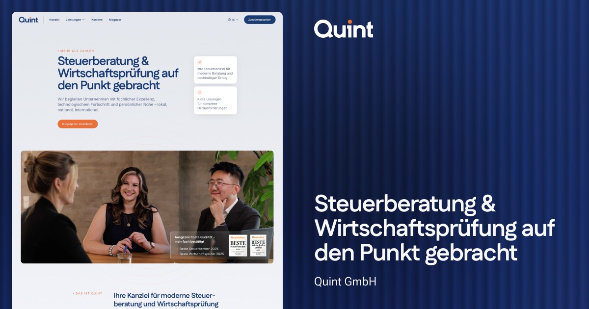 Quint – Steuerberatung & Wirtschaftsprüfung