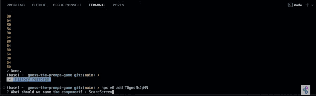 Generative Fullstack: Frontend UI with Vercel v0 and Backend with BuildShip