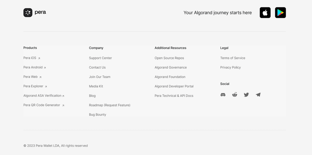 Footer design examples - Web to Figma