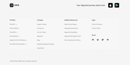 Footer design examples - Web to Figma