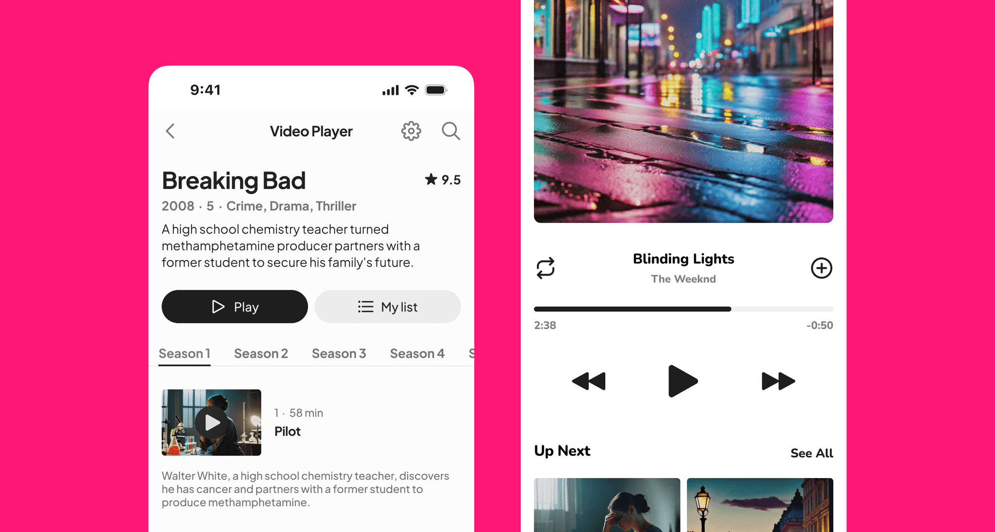 Music App UI Design Template | Music App Design