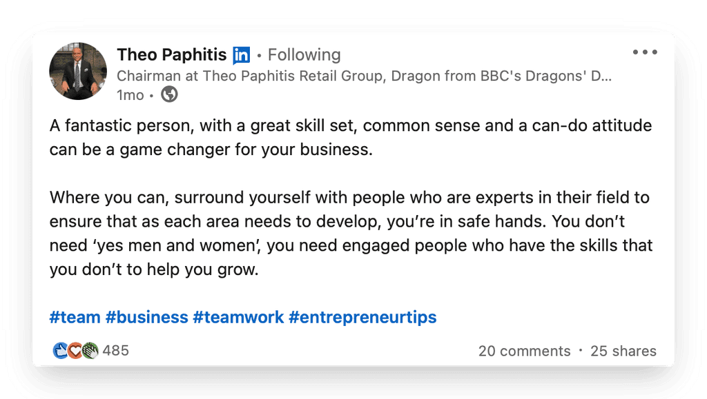 The perfect opening line examples for your next LinkedIn post