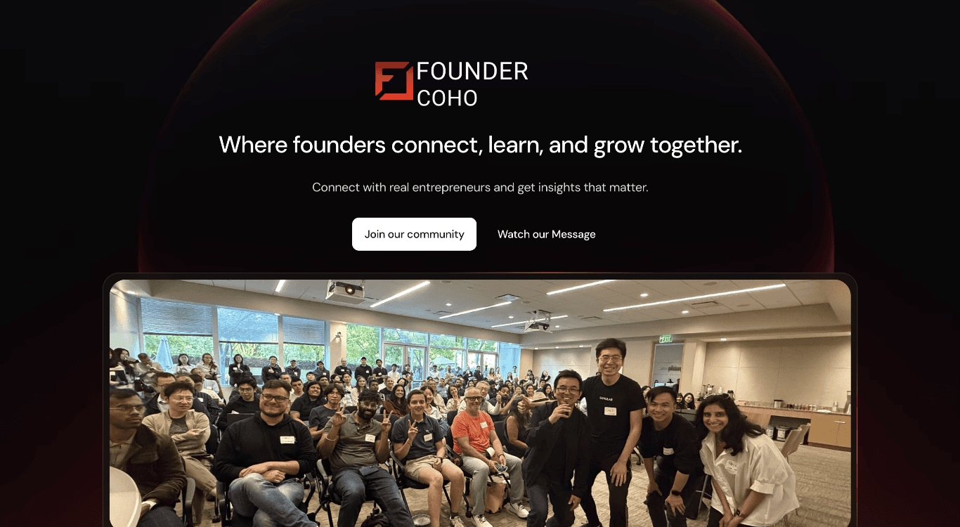 FounderCoHo - Startup Founders Community