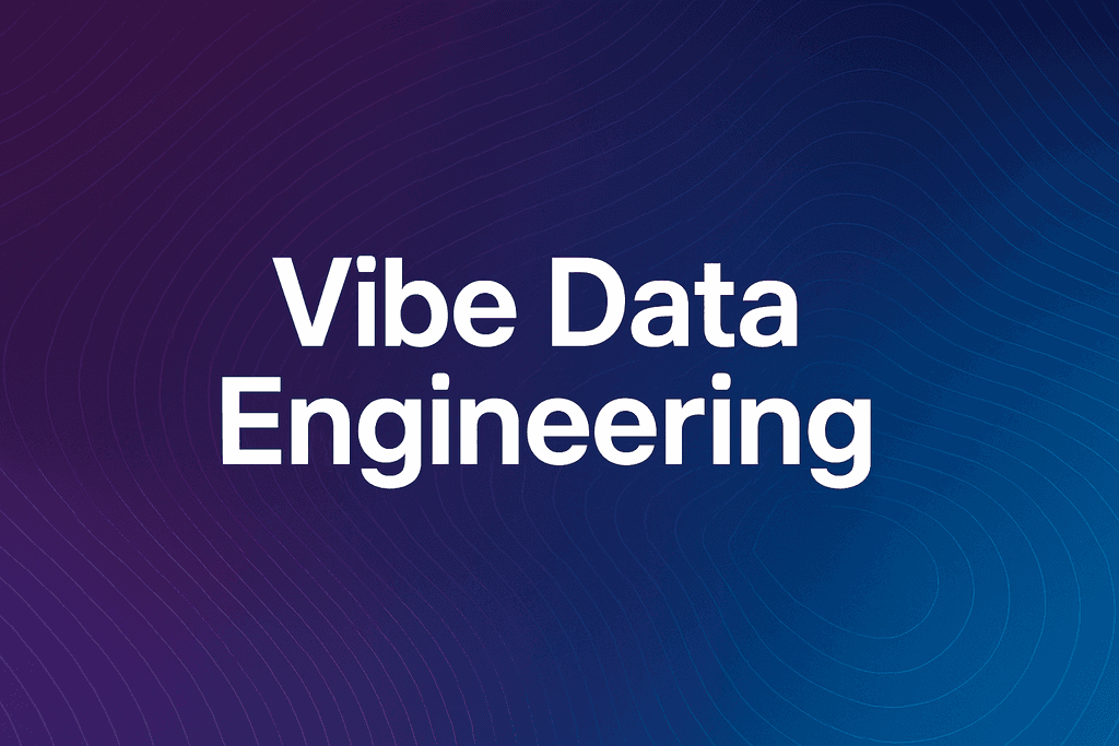 Vibe Data Analysis：自然语言驱动的数据洞察