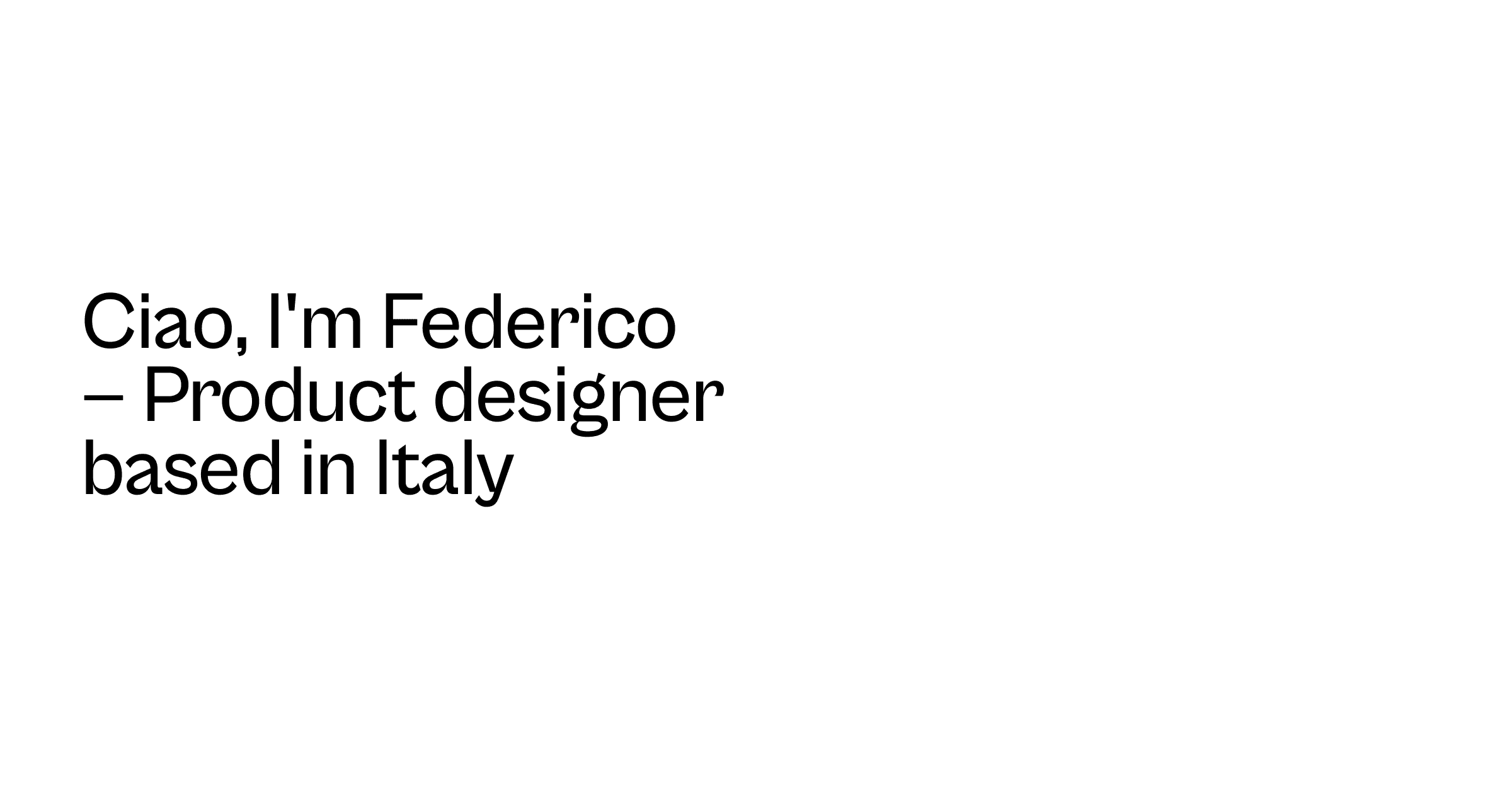 Federico Gallo — Product Designer