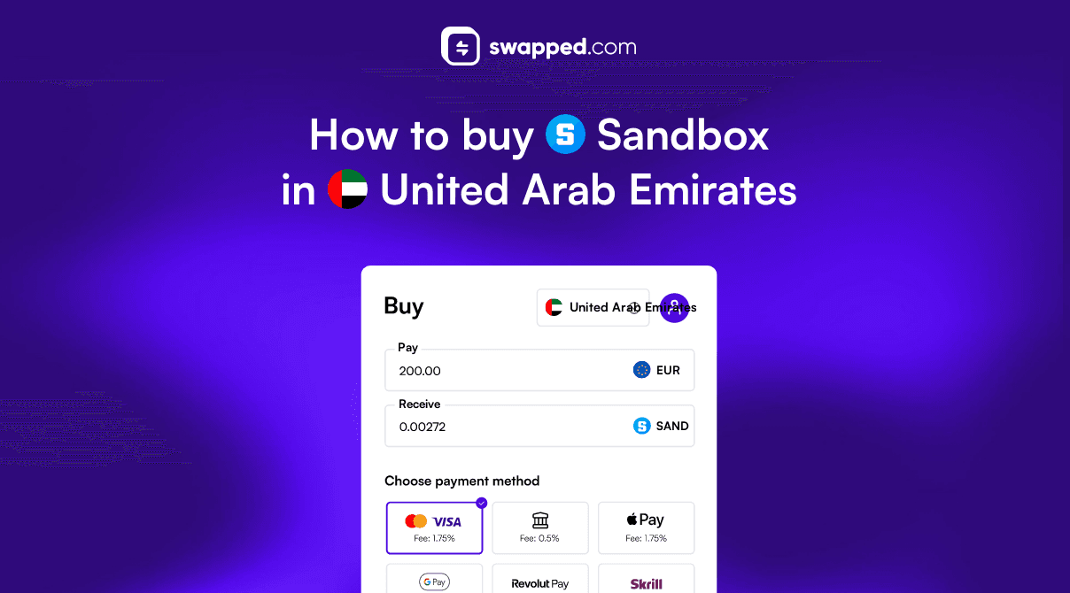 How to buy Sandbox (SAND) in United Arab Emirates with EUR