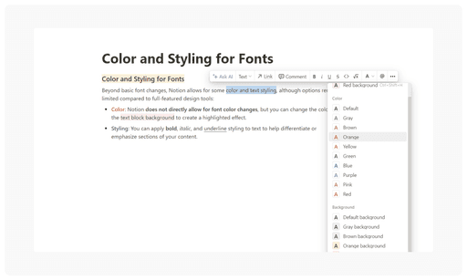 How to Change Font in Notion: Size, Color, & Custom Fonts