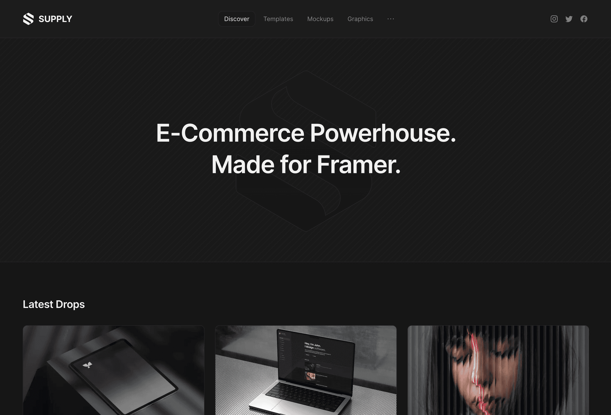 Templates | Dark Design