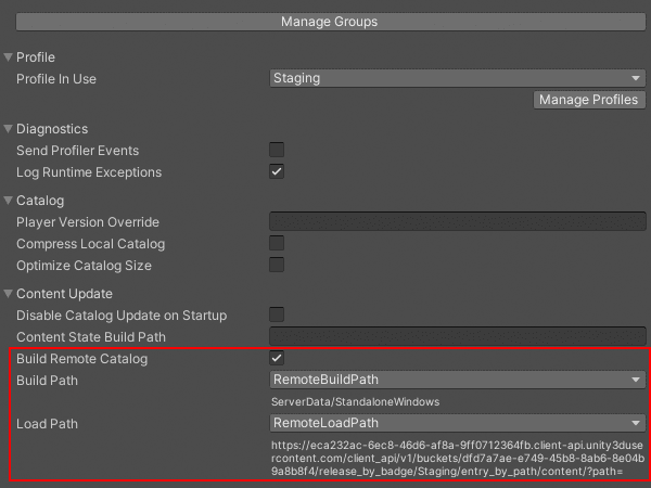 Stream content from a remote catalog with Addressables - What Up Games
