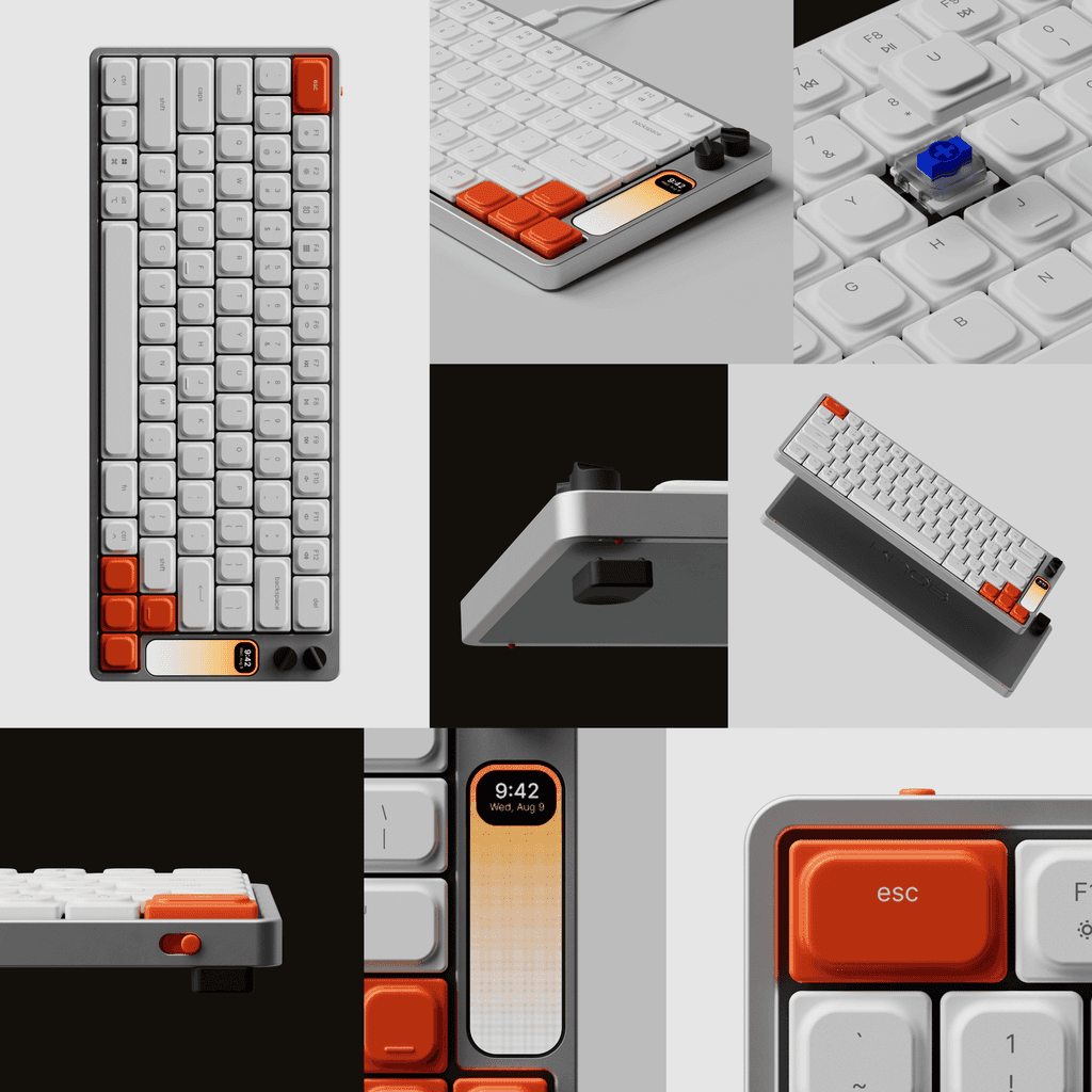 KNOB / k.no.b.1 / Low Profile Mechanical Keyboard