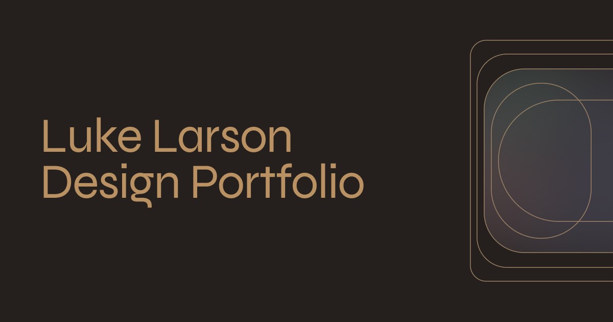 Luke Larson Design Portfolio
