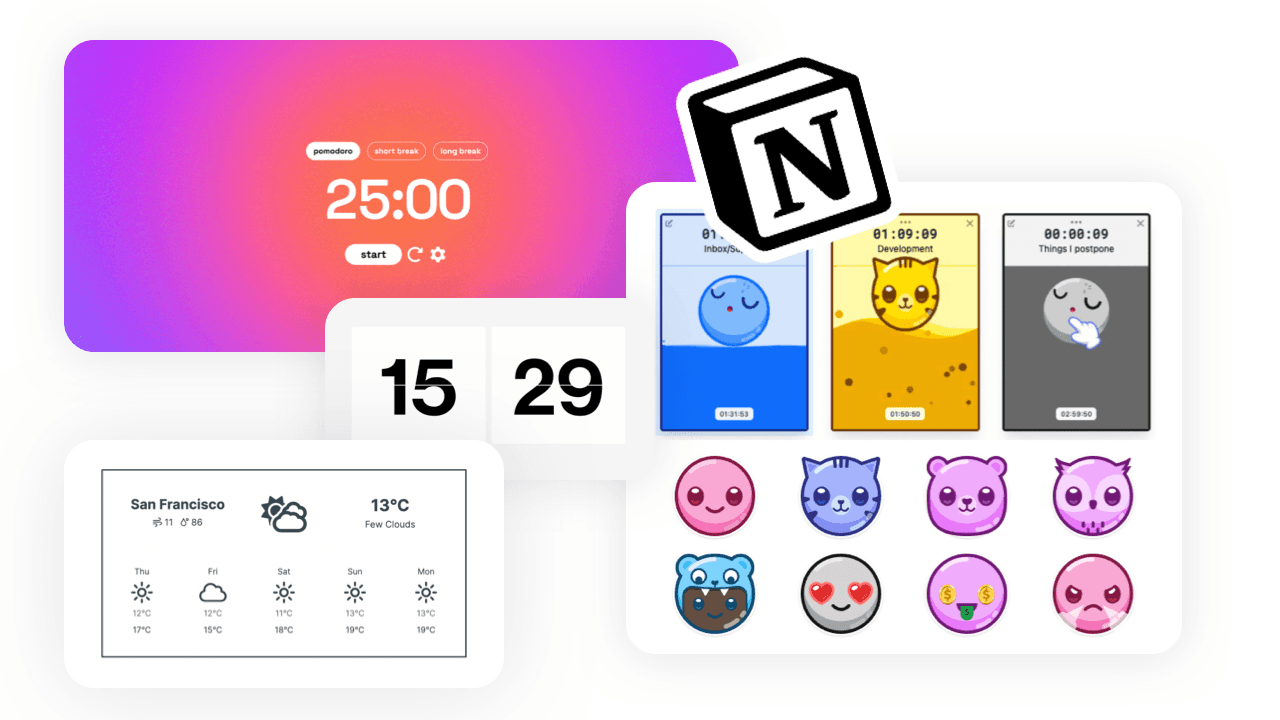 20 Best Notion Widgets For 2024 Aesthetic Minimal Solt Wagner