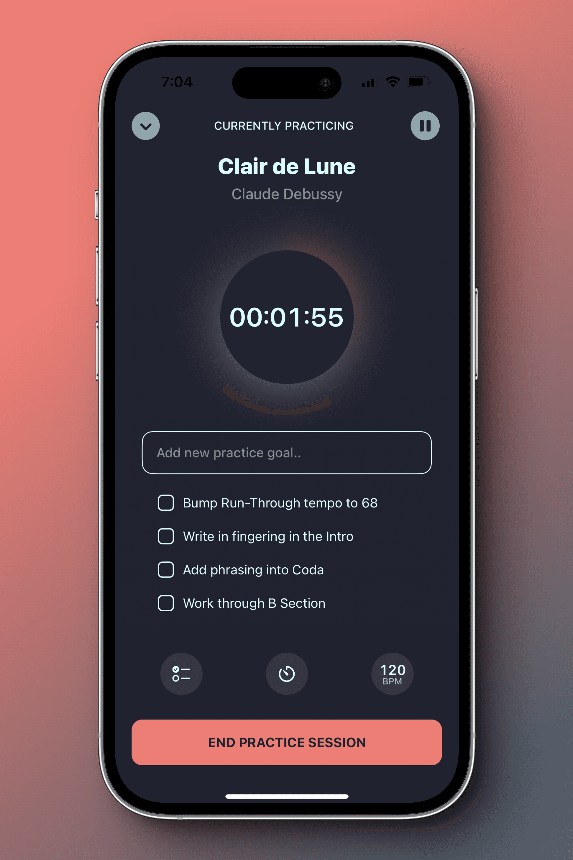 Soli - Music Practice Journal