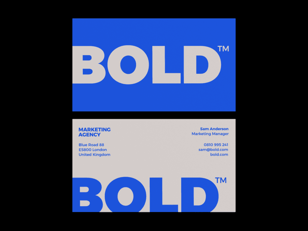 Glorify Template: Bold Business Card by nicola-vargiu