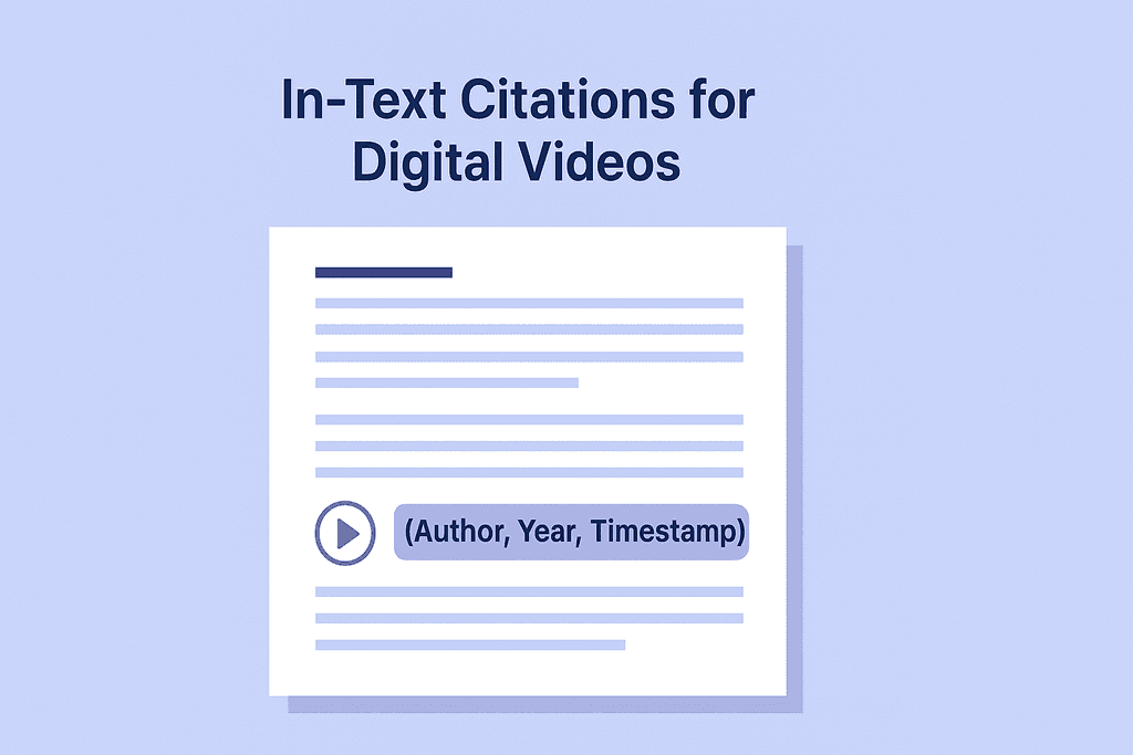 You use in-text citations to show where each idea or quote comes from ...
