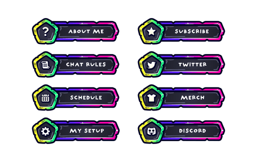 Twitch Panels - Custom Designs