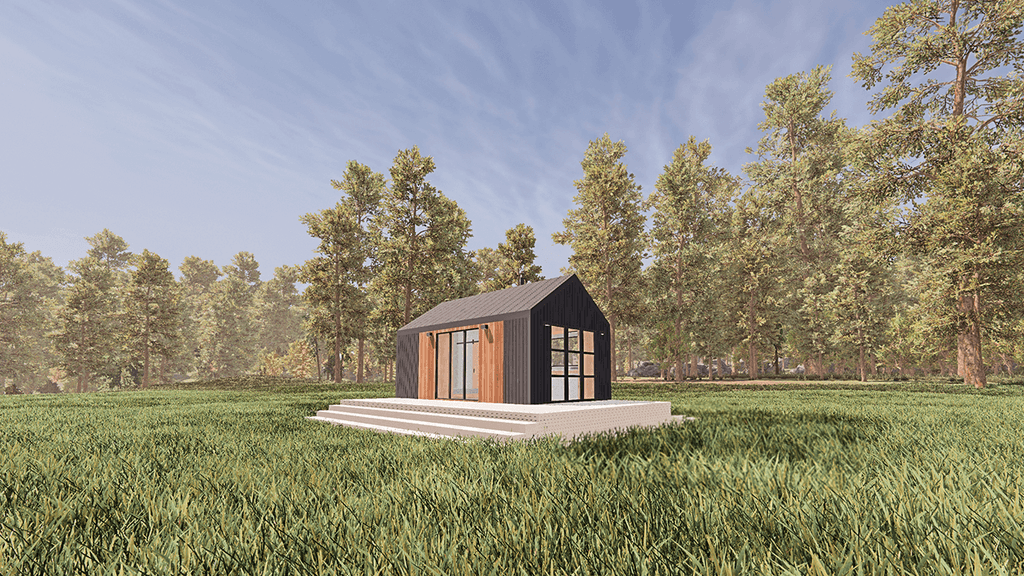 Black Barn Studio | 12x20 tiny house
