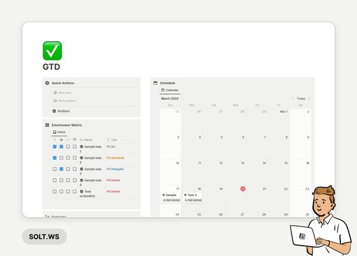 The 15 Best and Free Notion GTD Templates for 2025 (Getting Things Done ...