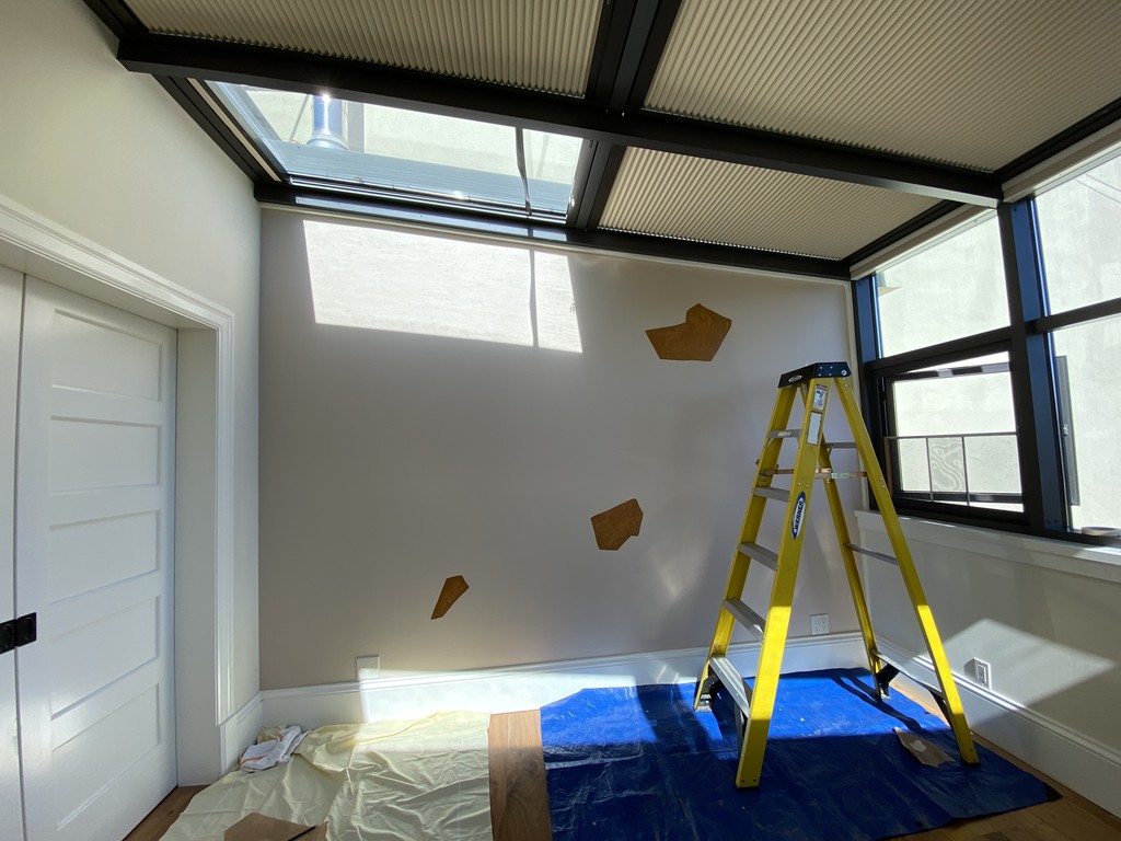 how to paint a wall that makes people ask if it’s a zoom background ...