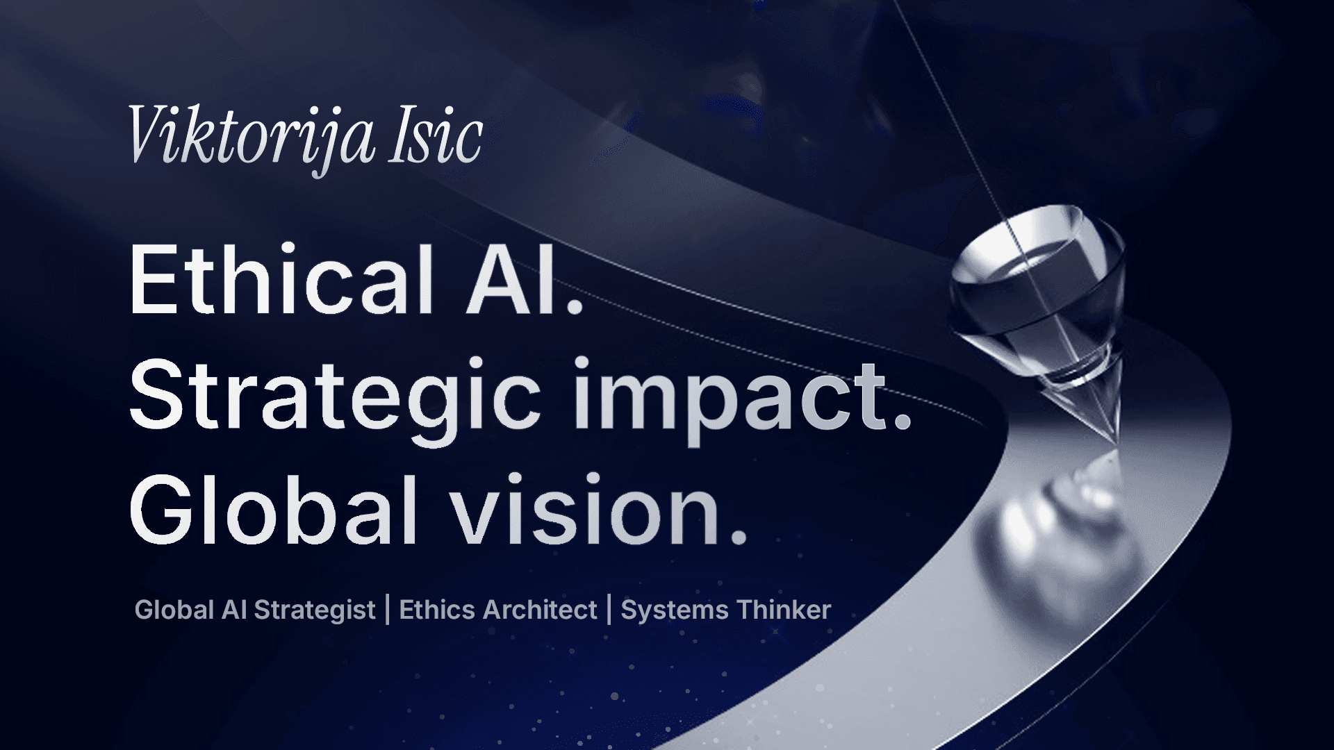 Viktorija Isic | Ethical AI Strategist & Systems Thinker