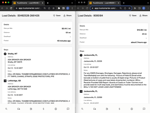 Compare free load boards with the Desktop App | TruckSmarter