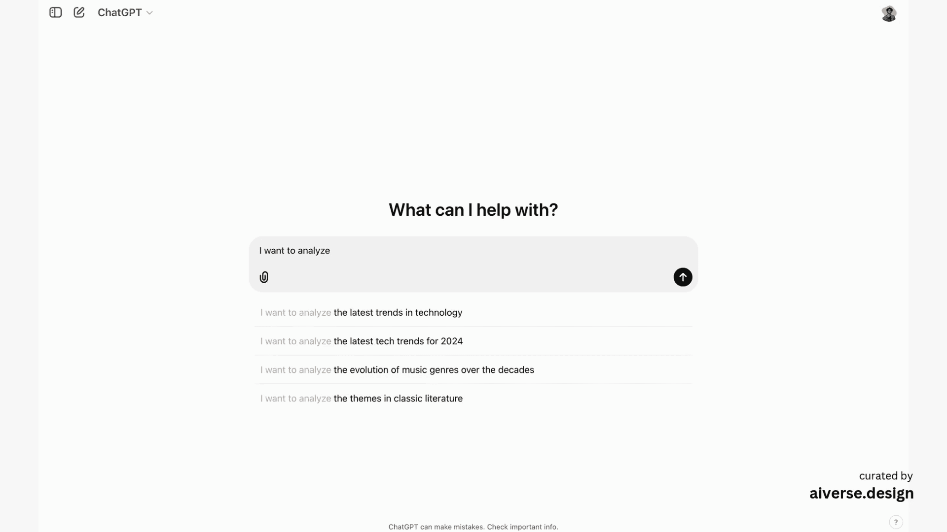 ChatGPT's auto-suggest - Conversational AI-UX Interaction | #1 library ...