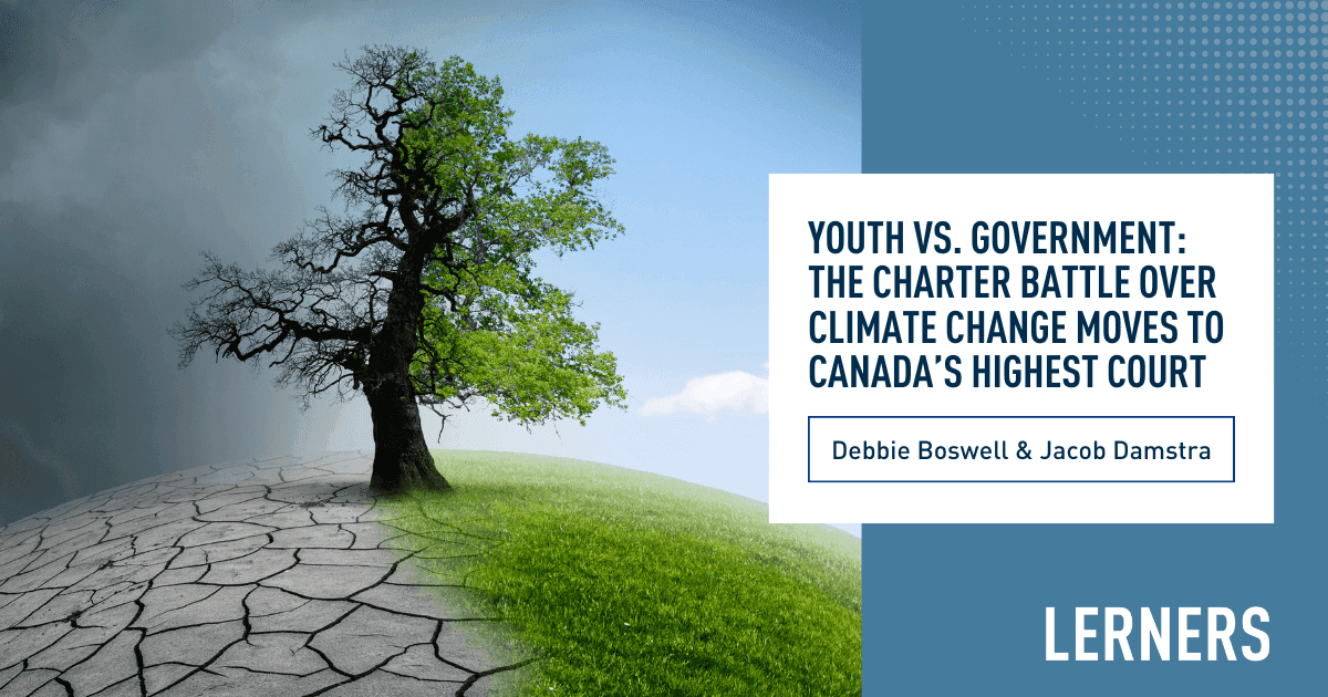 Youth vs. Government: The Charter Battle Over Climate Change Moves to ...