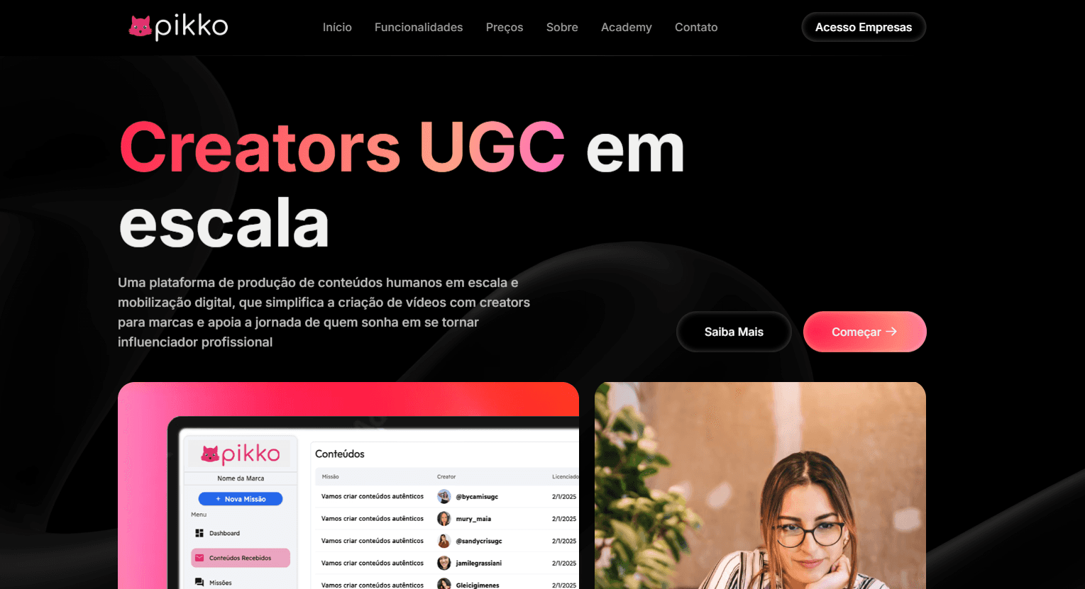 Contato | Pikko Creators