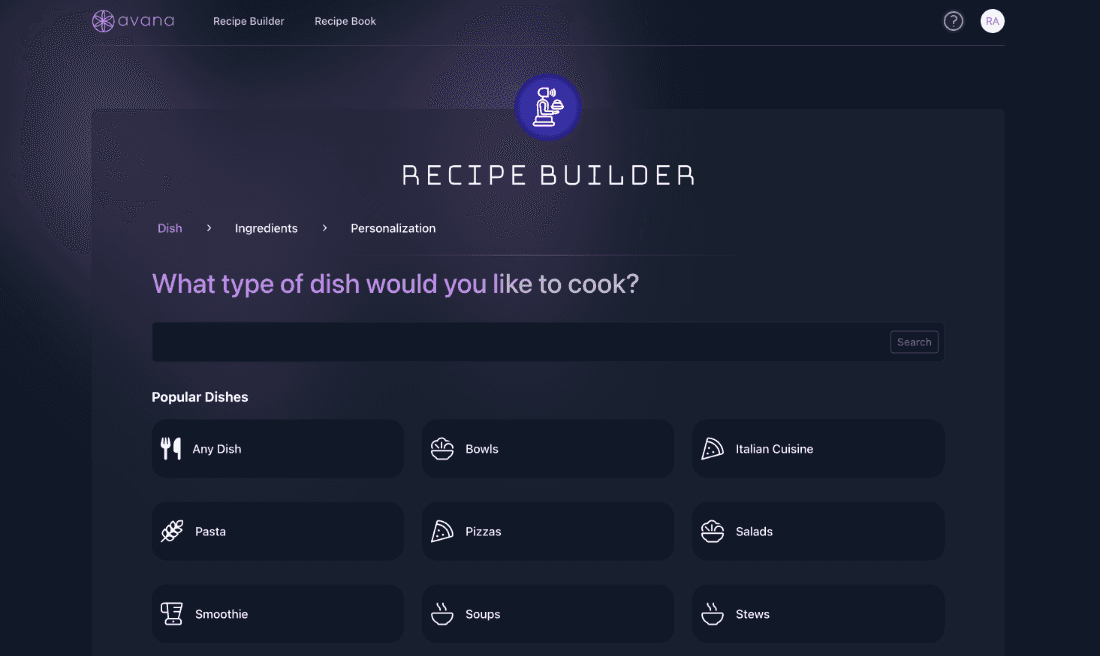 Avana.ai - Revolutionize Your Cooking with AI-Powered Recipes
