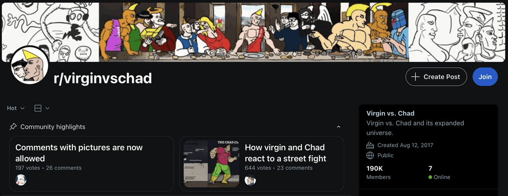 $VIRGIN - Virgin vs Chad