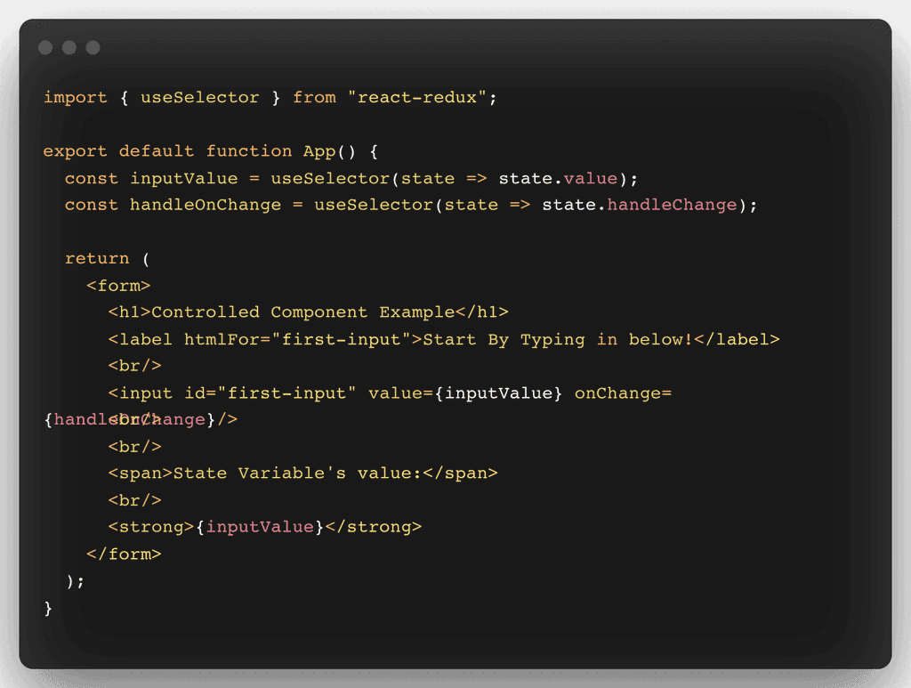 React: Controlled vs Uncontrolled Components