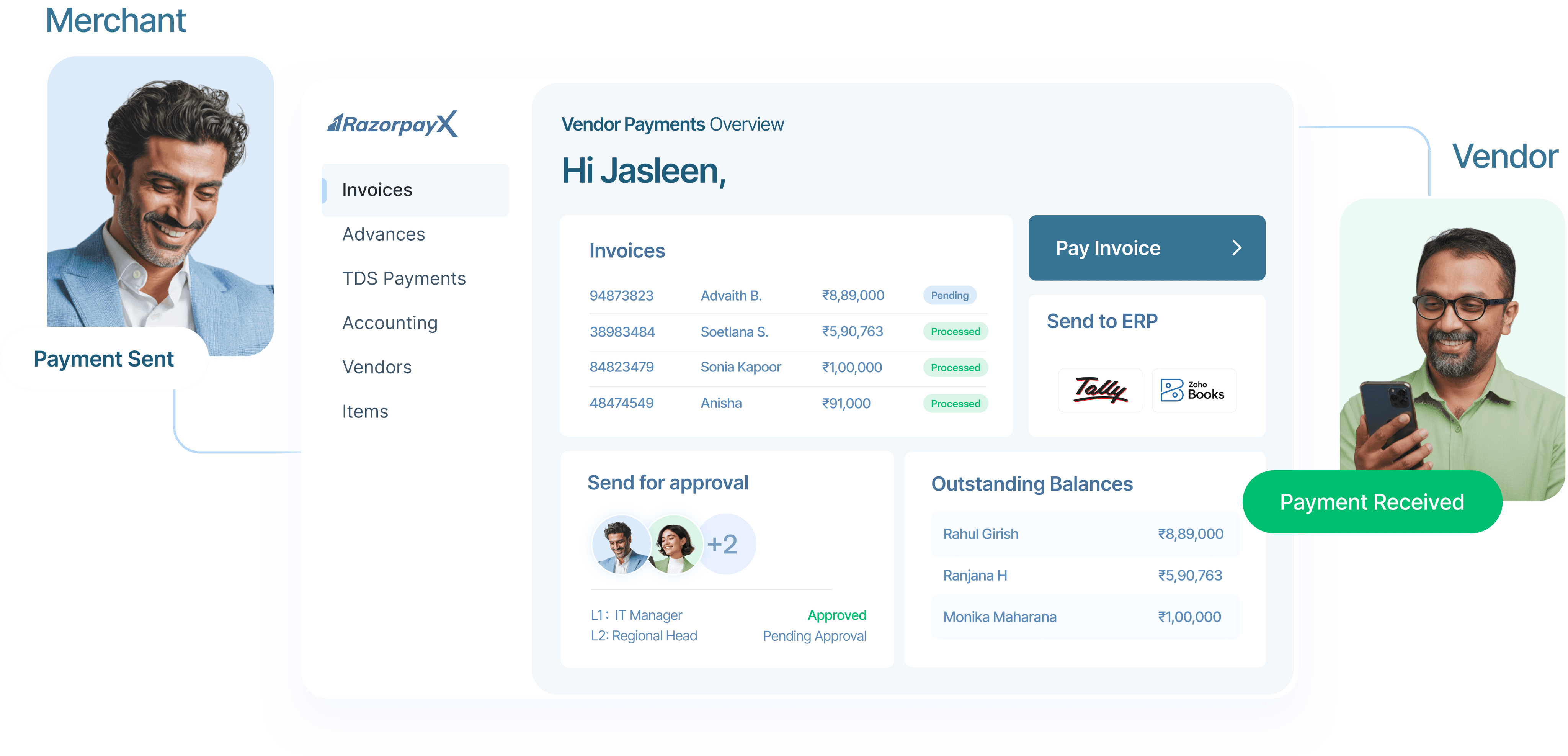 Vendor Payments | Add, Track & Clear Vendor Invoices & TDS Payments ...