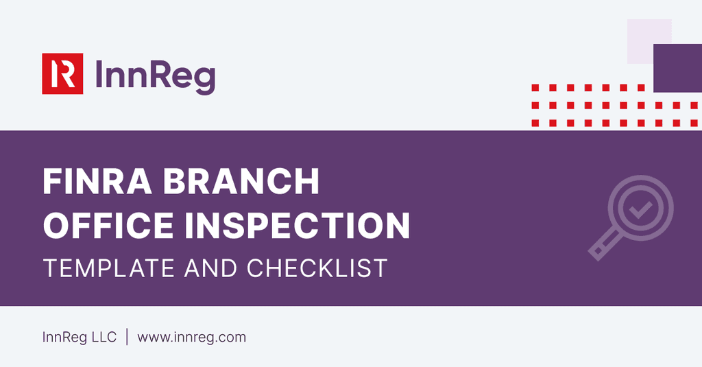 FINRA Branch Office Inspection Template and Checklist