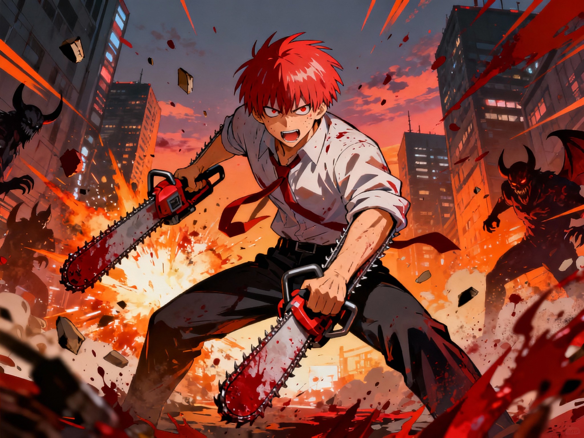 Chainsaw Man Wallpaper: Top Art Picks 2024 - Kira - AI Visual Design Tool