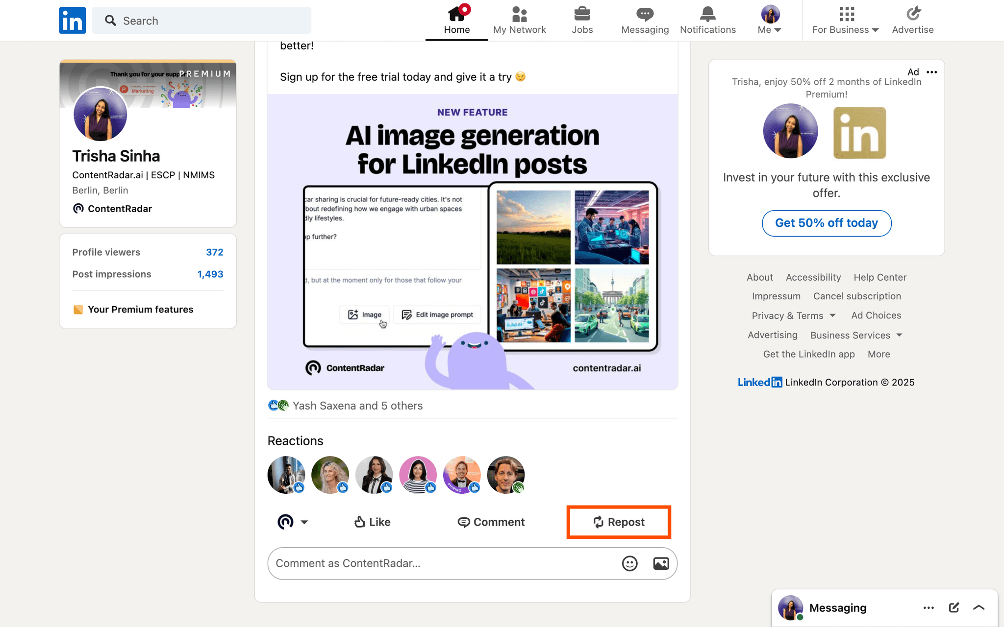 How to Repost on LinkedIn (Step by Step)