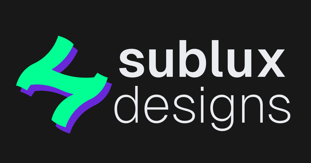 Sublux Designs - Coming Soon