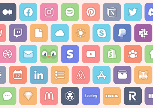 Best 10 iOS App Icons and Icon Packs for your iPhone and Android - Solt ...