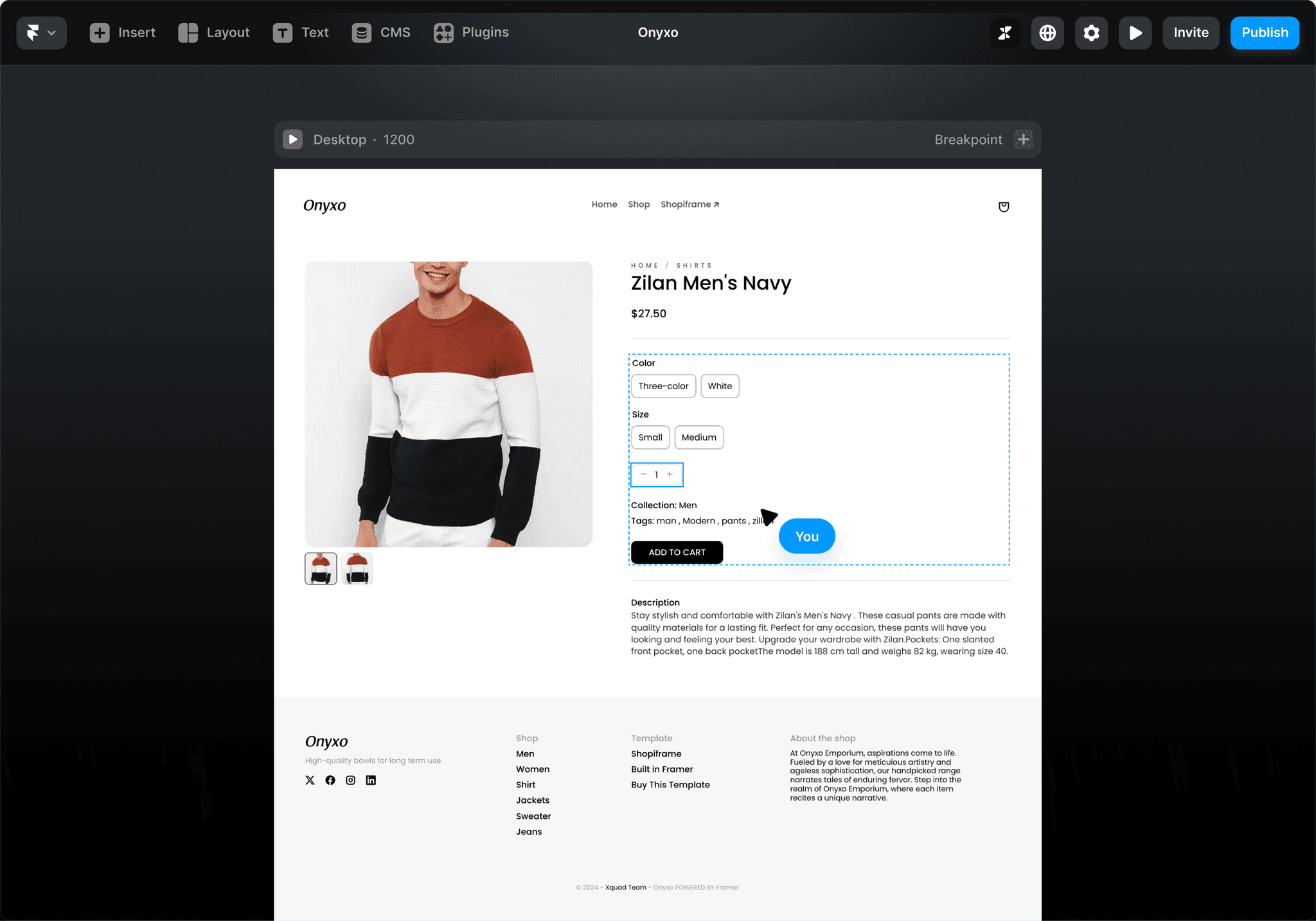 ShopiFrame | Shopify ⇔ Framer Integration