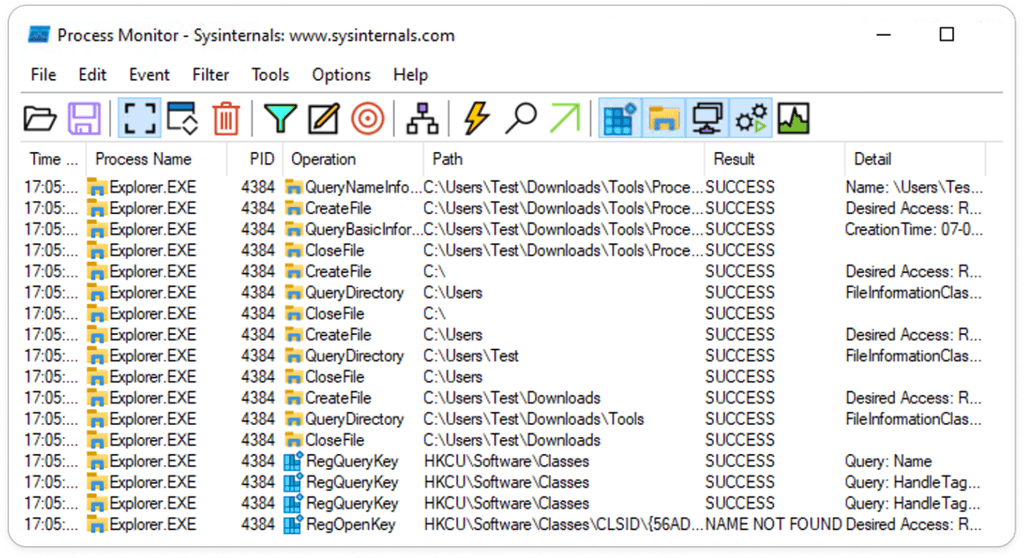 Process Monitor - Cyberware Hub