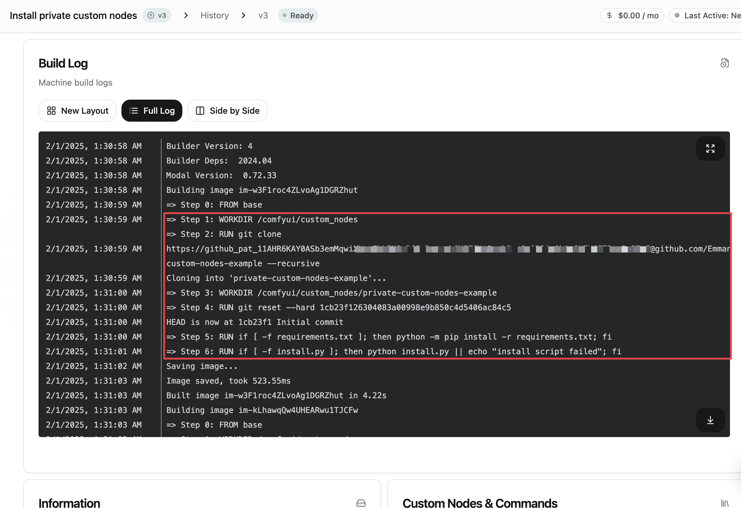 How to install private custom nodes? - Comfy Deploy