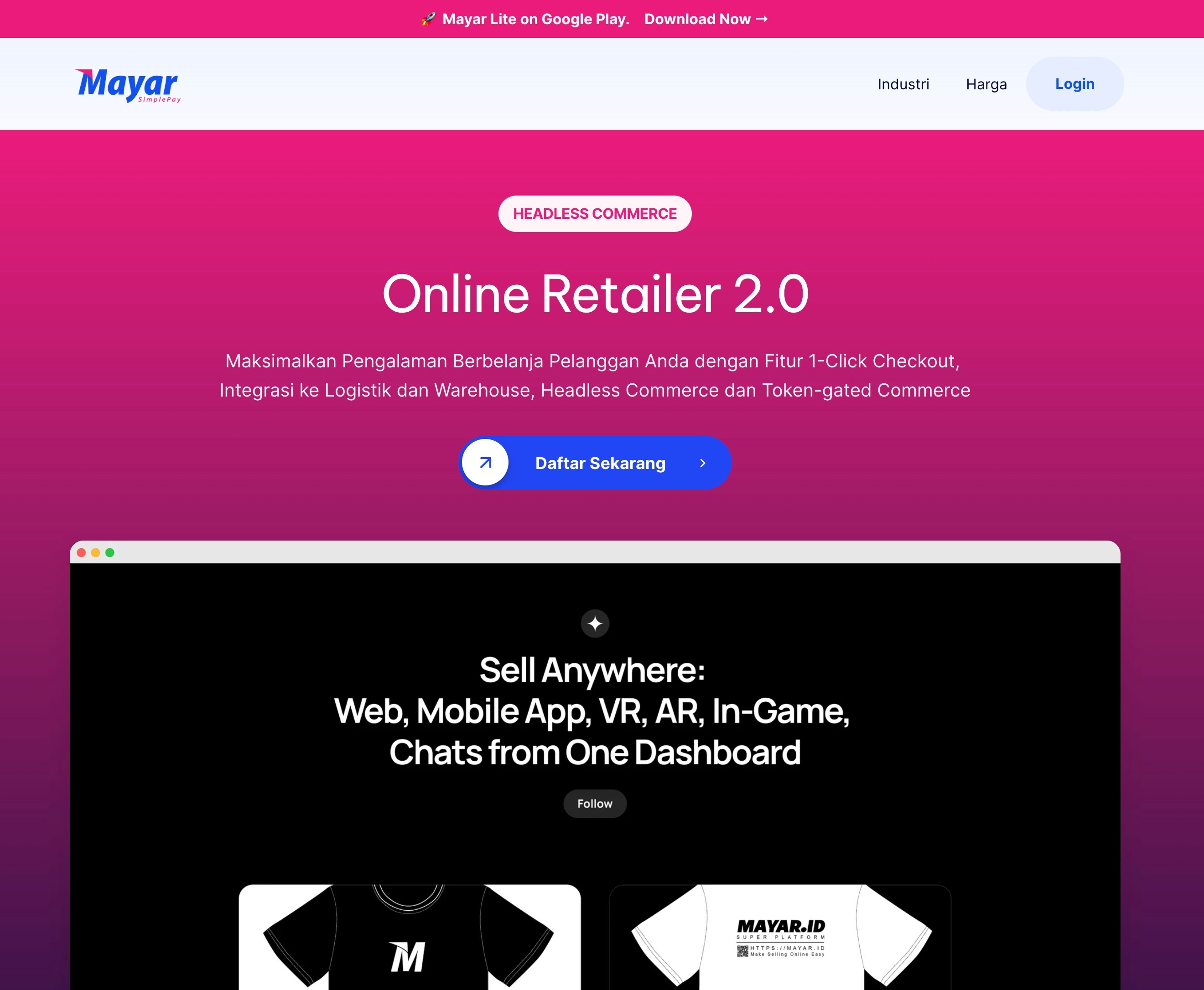 Mayar untuk Brand New Retail 2.0