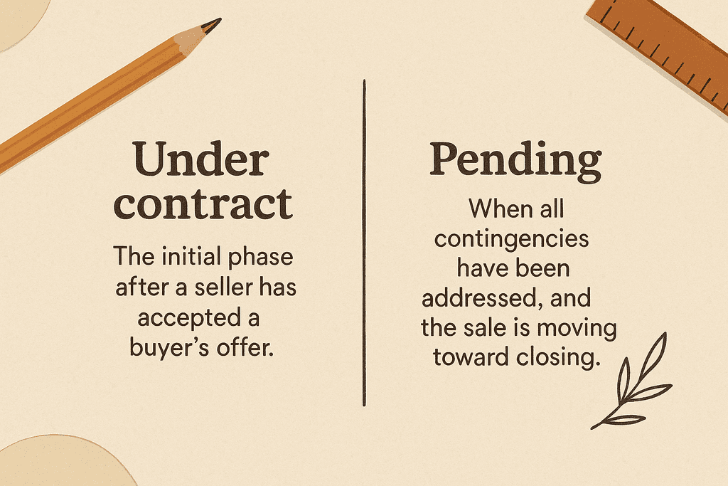 'Under Contract' vs. 'Pending' in Real Estate | ROGER Blog