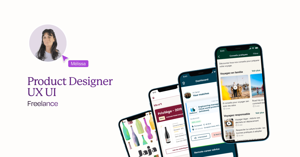 Mélissa Manuel - Product Designer UX UI - Conception centrée ...