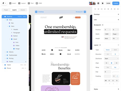 Framer — Success starts with a site