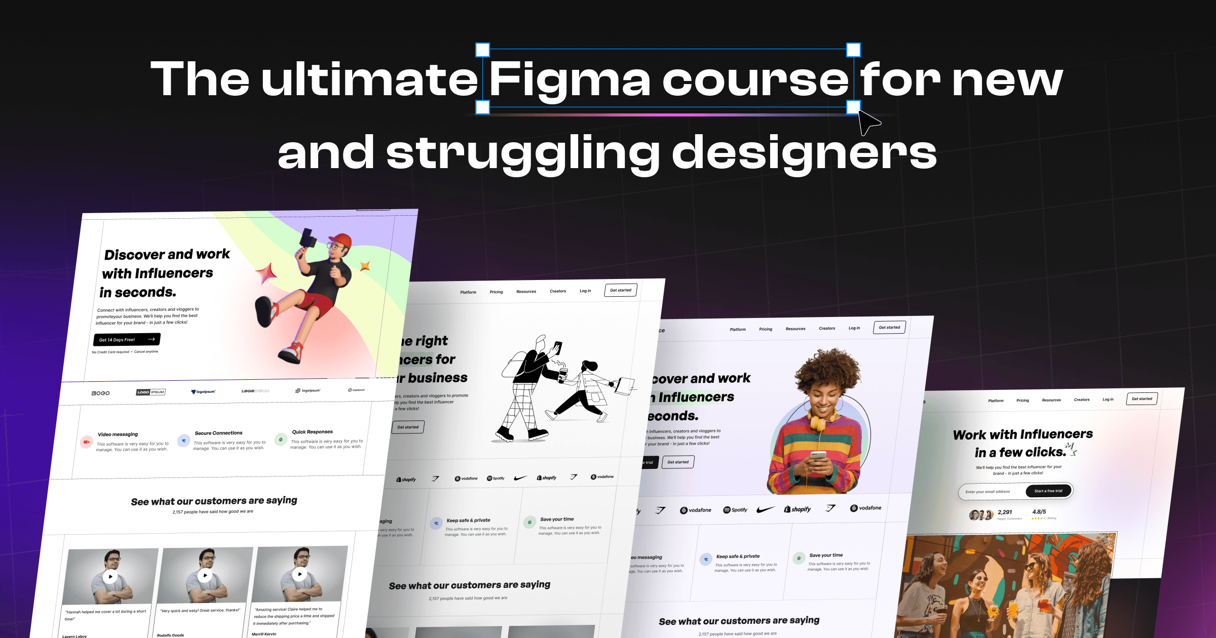 Figma Mastery - The ultimate Figma course for new and struggling designers