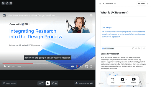 Slid: Smarter Video Note-taking with ChatGPT