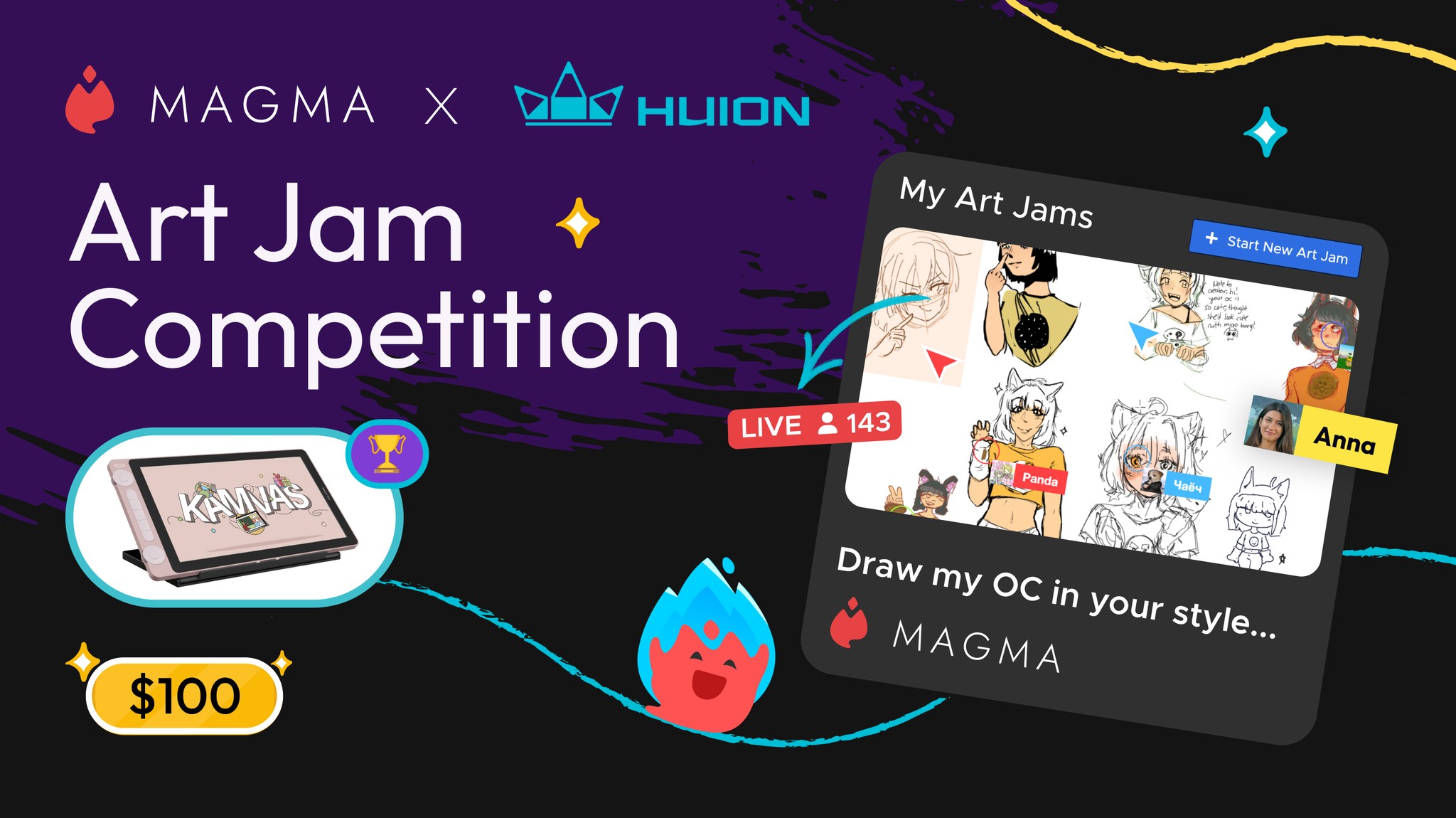 Worlds Colliding Art Jam Contest | Magma