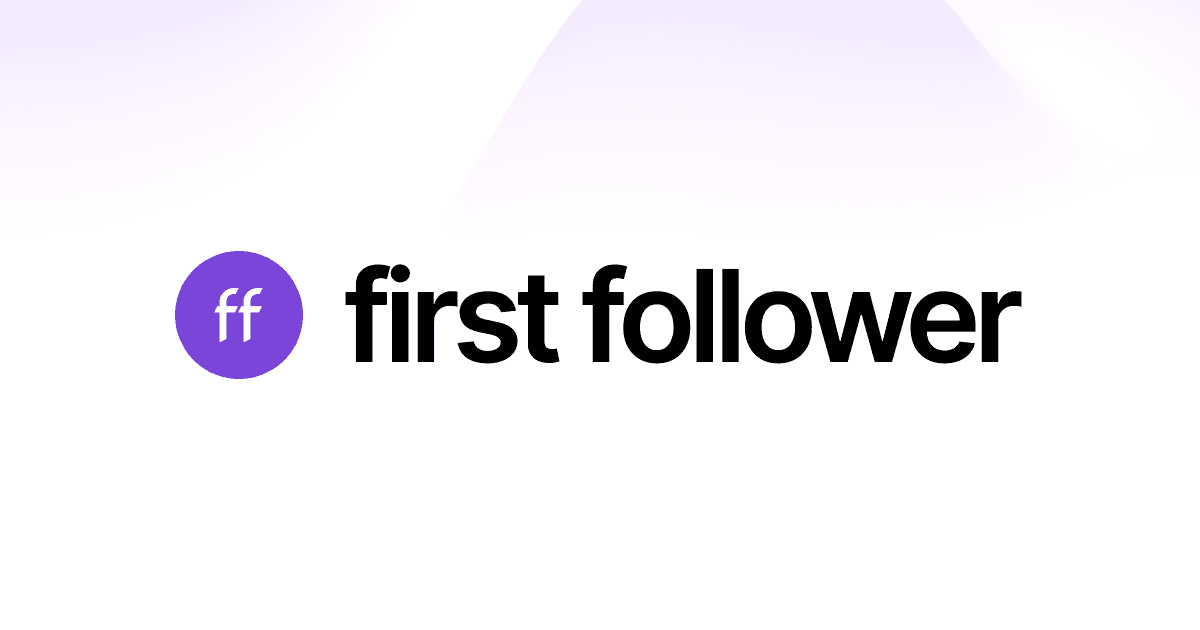 First Follower - We build leading design teams